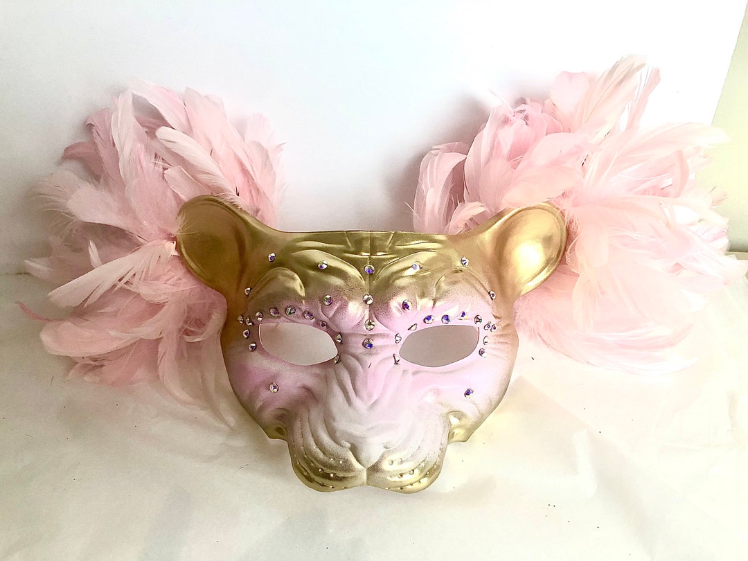 Pink Panther Mask masquerade Mask-l - Etsy