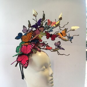 Butterfly Headpiece Derby Fascinator for Ladies - Etsy