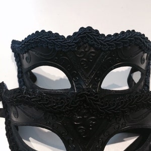 Small Masquerade Mask Black Masks - Etsy