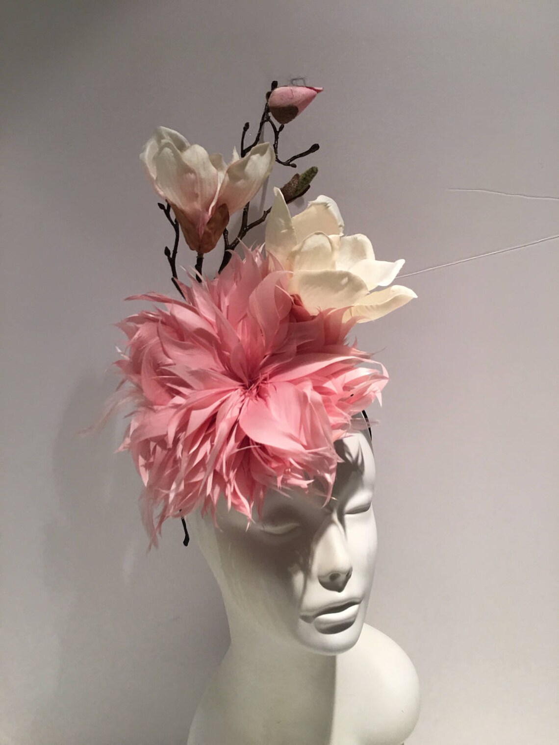 Fascinators For Wedding Pink Tea Party Hat | Etsy