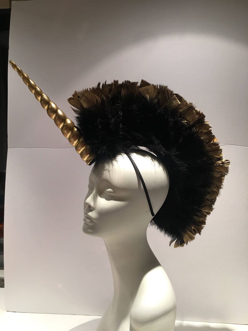 Unicorn Headpiece Festival Wear Mohawk Costume Cosplay | Etsy