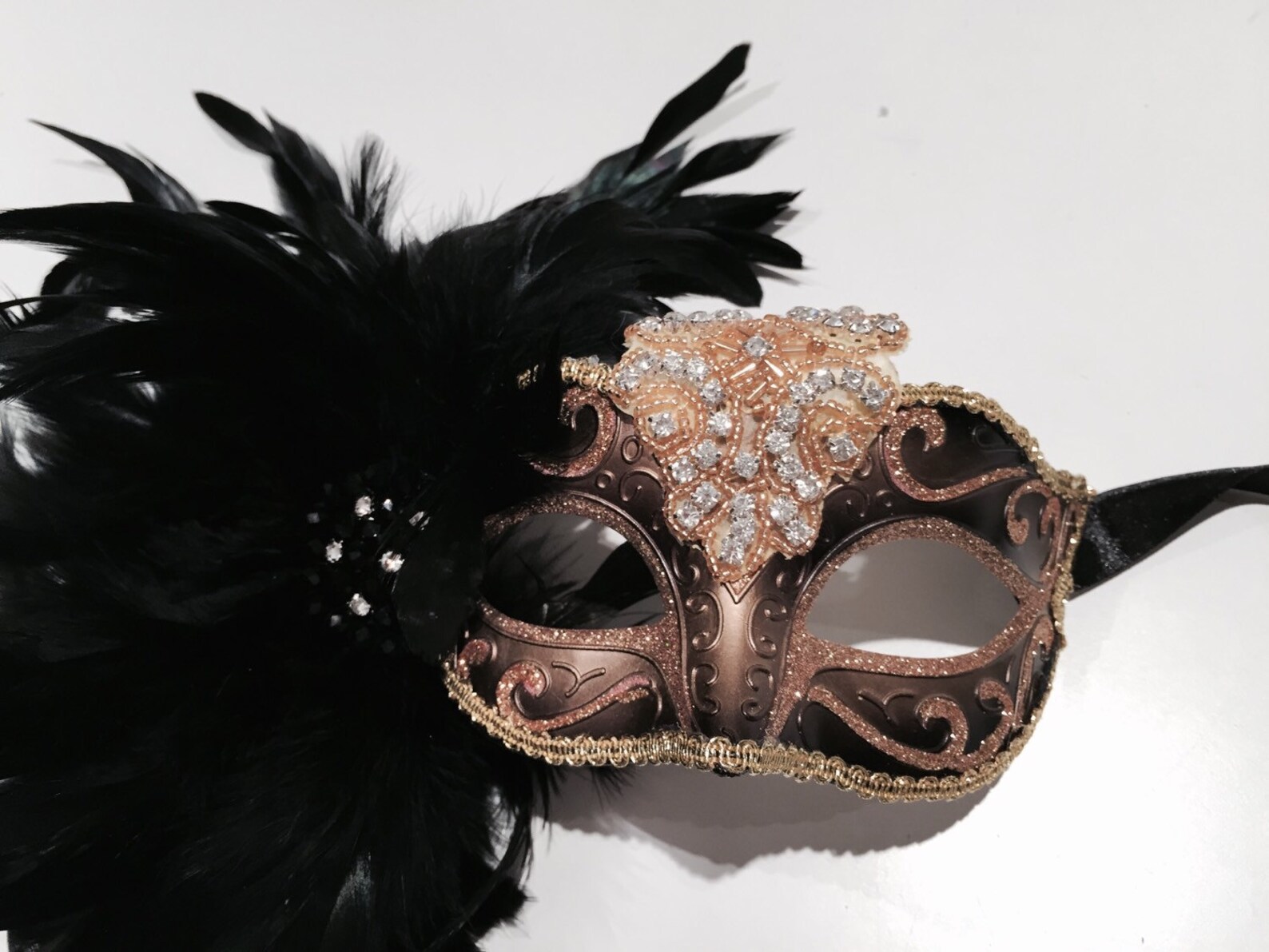 Black Masquerade Mask Custom Mask - Etsy