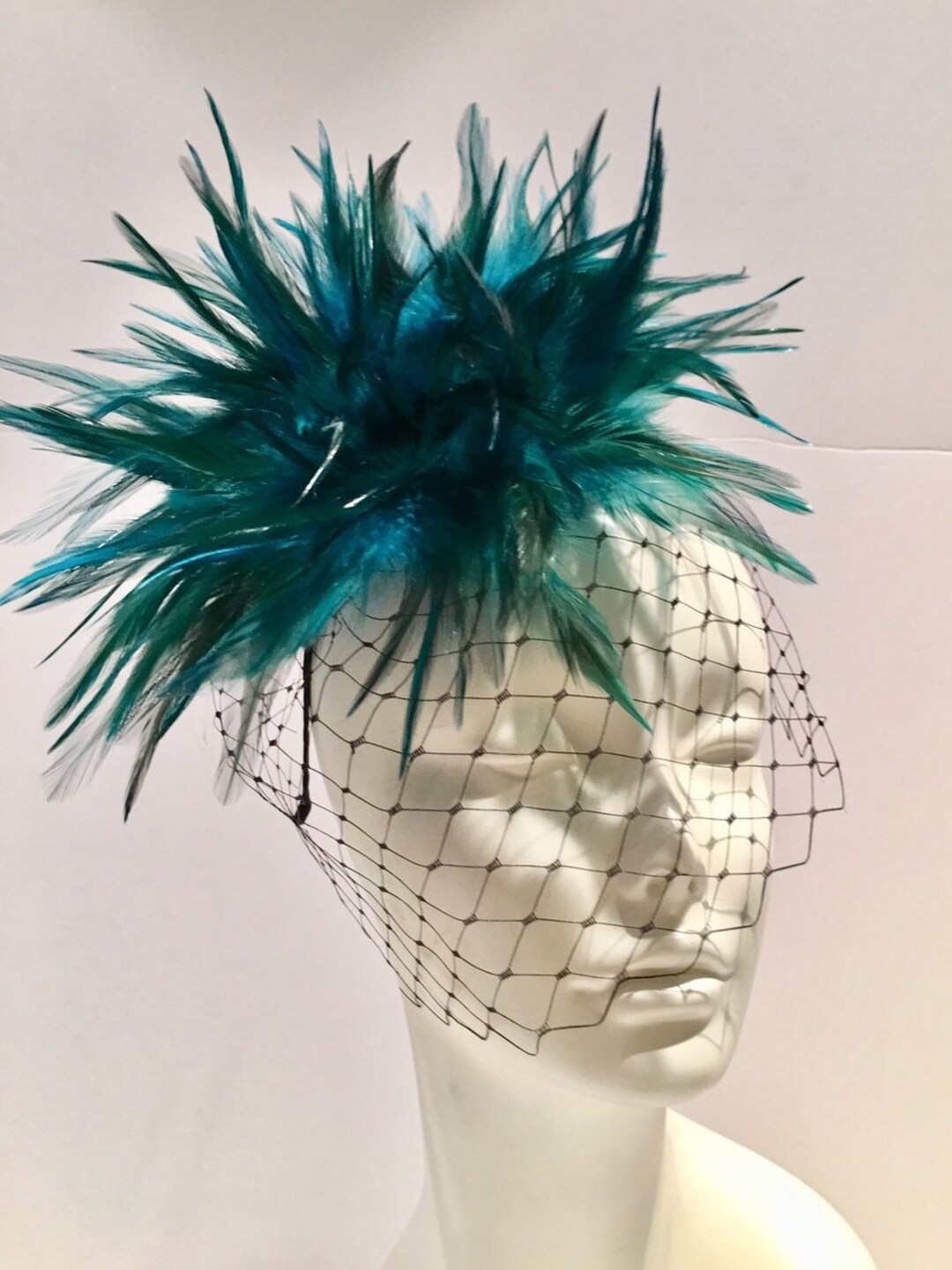 Turquoise Fascinators -derby -wedding -cocktail Hat - Etsy