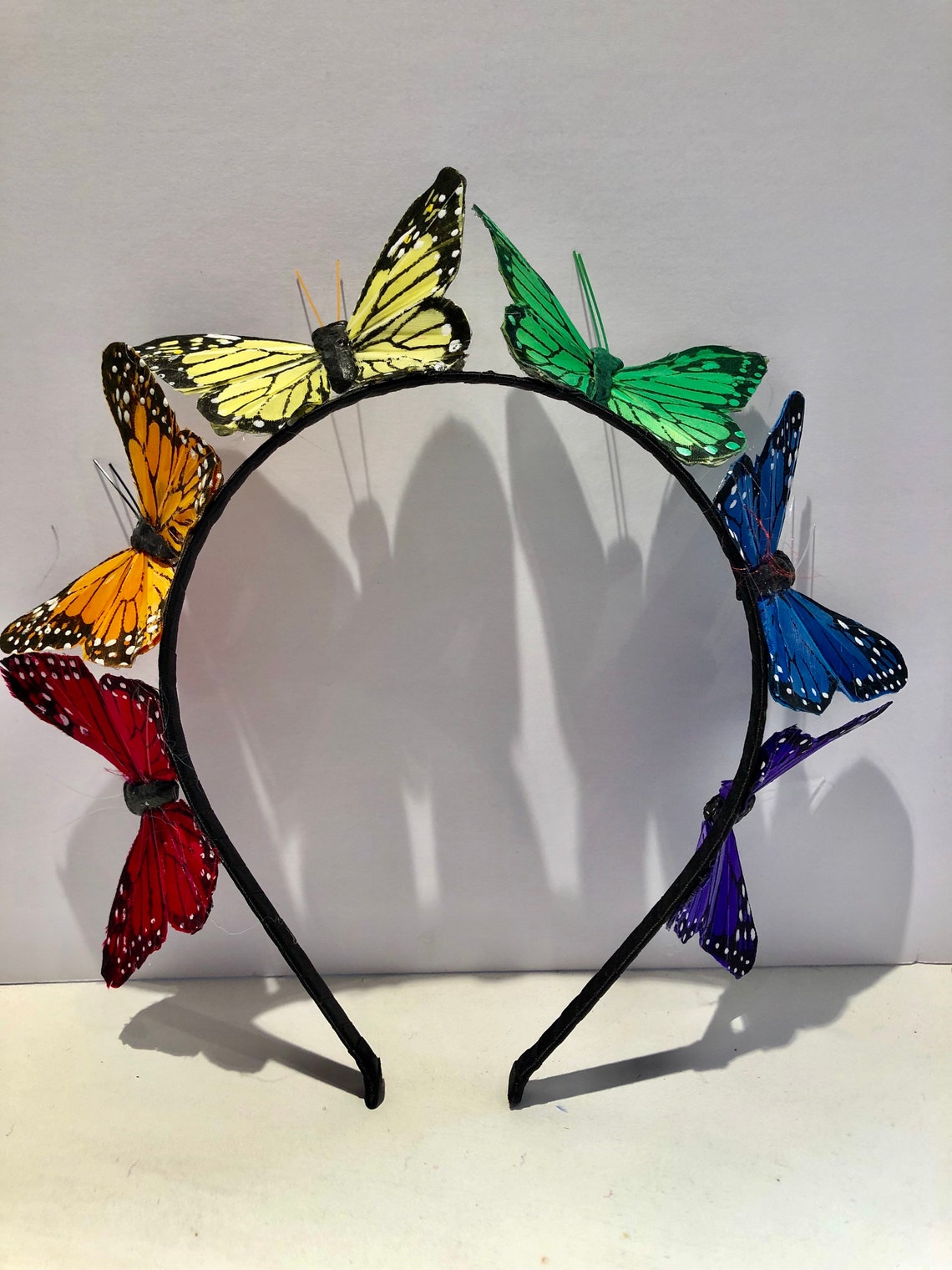 Butterfly Crown -monarch Hair Accessory - Etsy