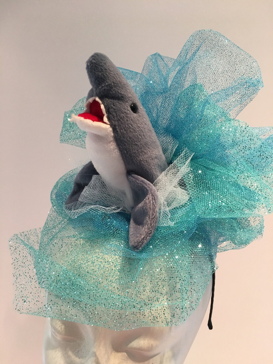 Shark Costume- Fish Hat- Fascinator - Etsy