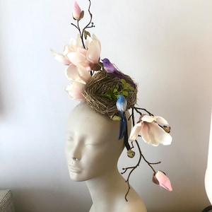 Bird Nest Headband- Garden Fascinator- Hat Lunch - Etsy