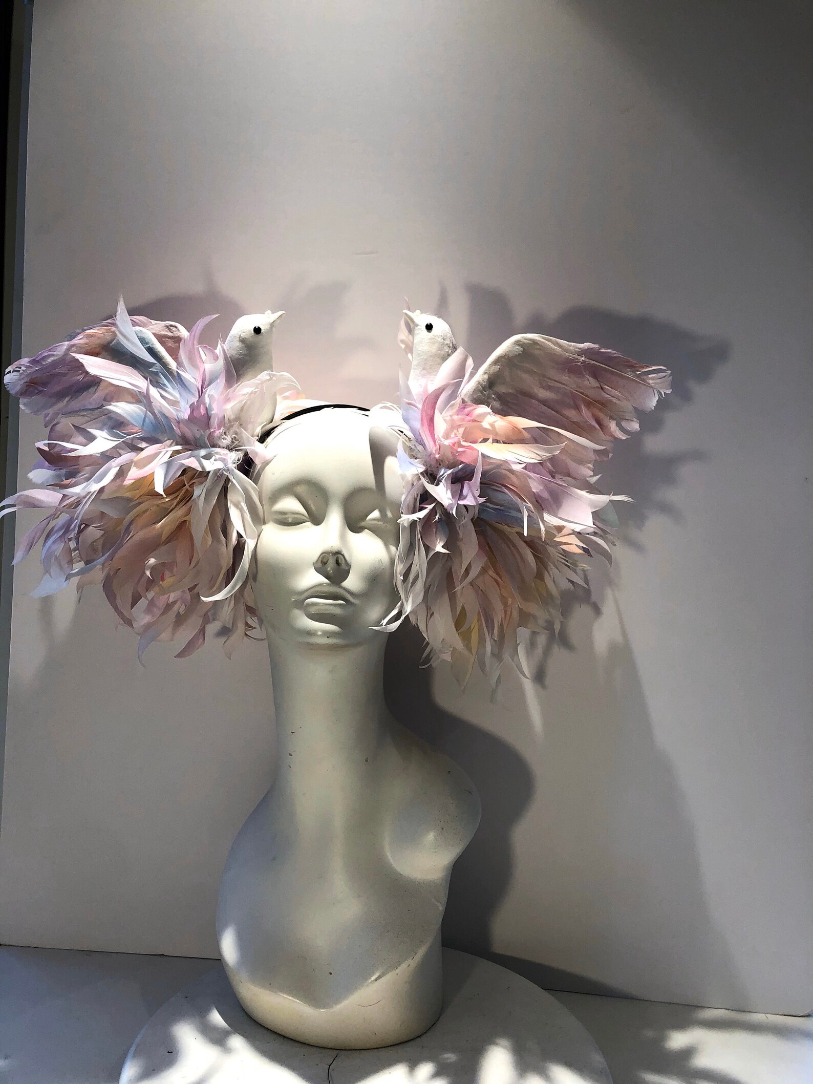 Pastel Fascinator- Bird Headpiece-derby- Music Fest- Mad Hatter - Etsy