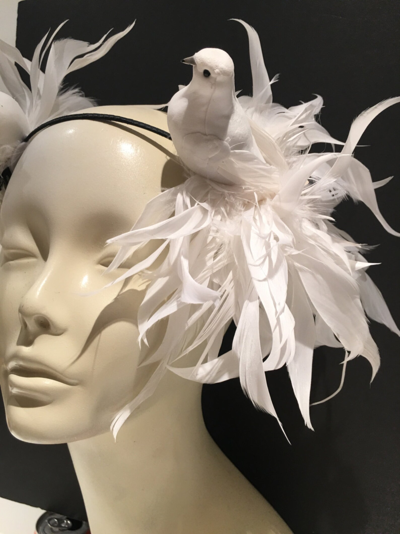 Diner En Blanc- Bird Fascinator- Derby - Etsy