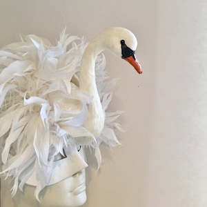 Swan Mask for Masked Ball- Swan Lake- Diner En Blanc - Etsy