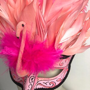 Flamingo Mask- Mardi Gras Mask- Masquerade - Etsy