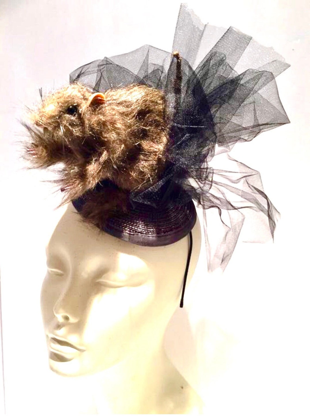 Rat Headband- Rat Fascinator- NYC Rat- Costume - Etsy