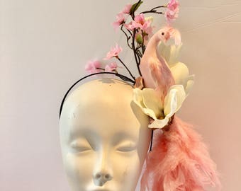 Gold Fascinator Bird Nest Headband | Etsy