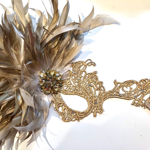 Feather Mask - Etsy