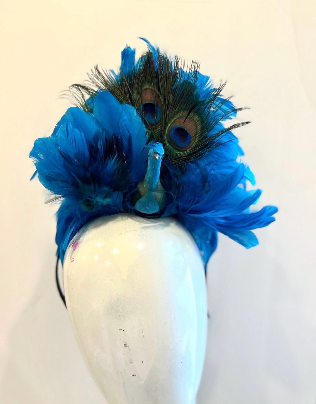 Peacock Fascinators- Bird Headpiece -derby- Mad Hatter - Etsy