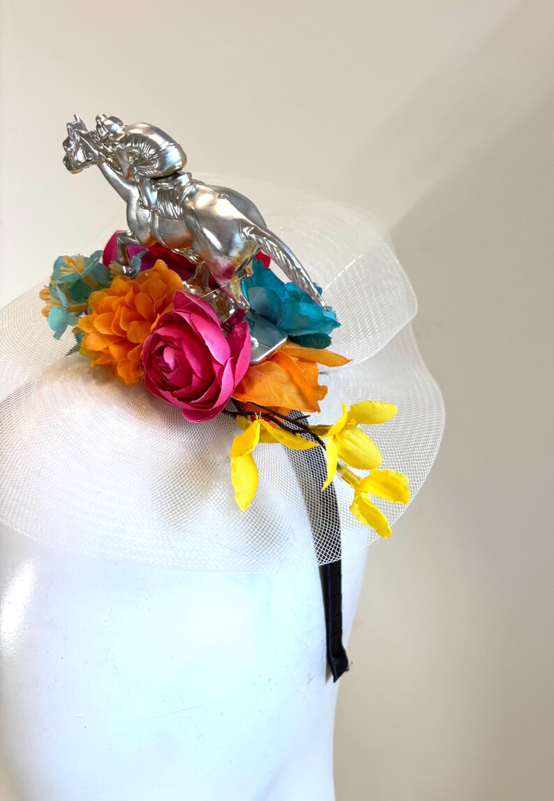 Horse Fascinator- Racing Hat- Polo Match - Etsy