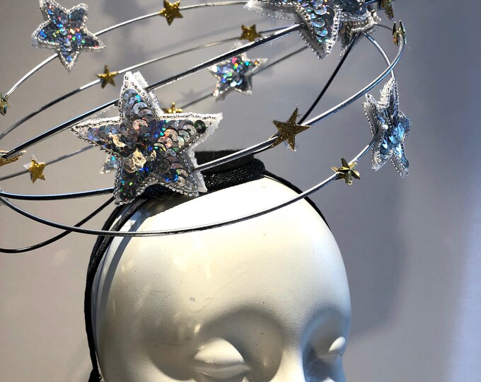 Galaxy Headband Star Headdress Space Constellation - Etsy