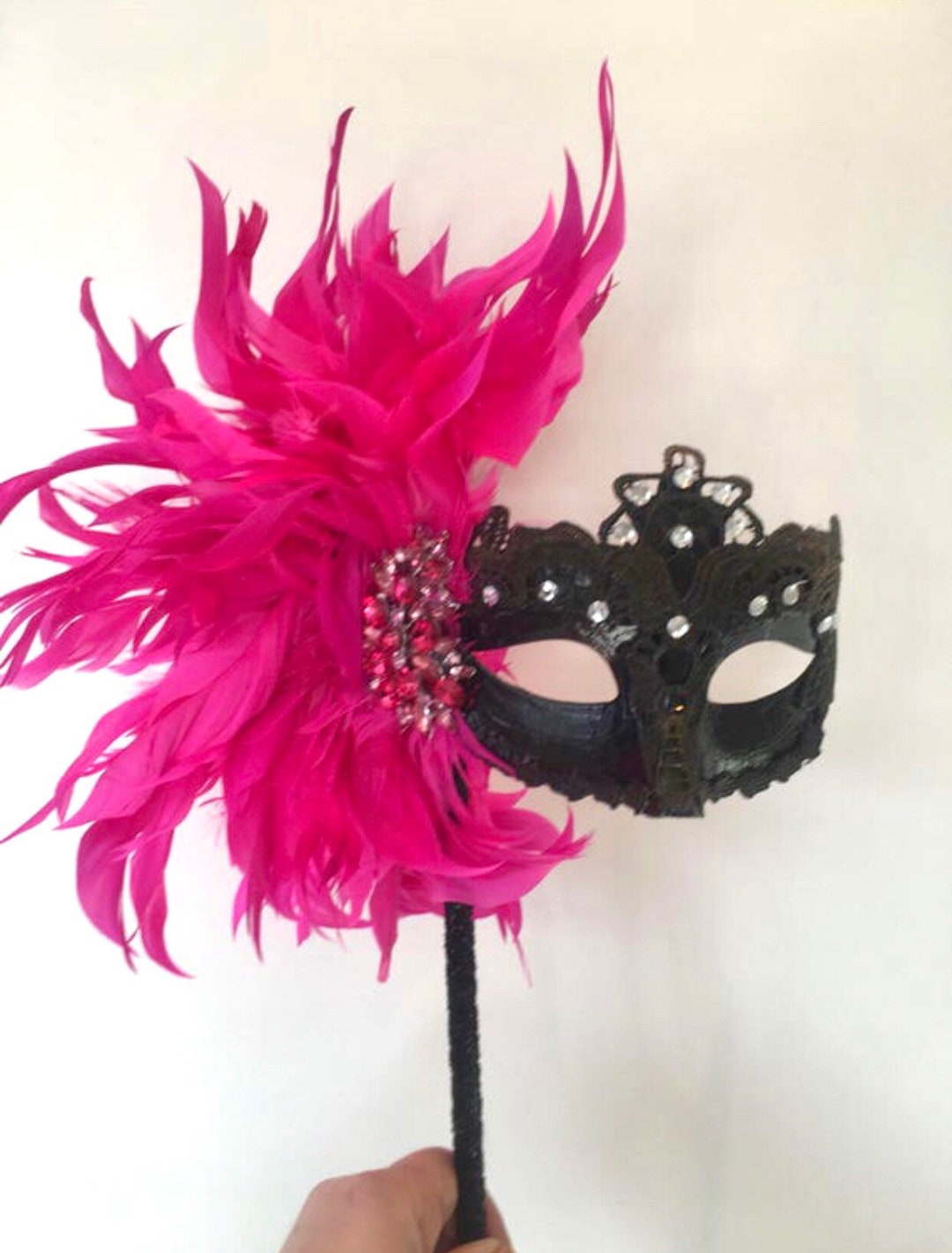 Masks on a Stick- Mask for Glasses - Etsy