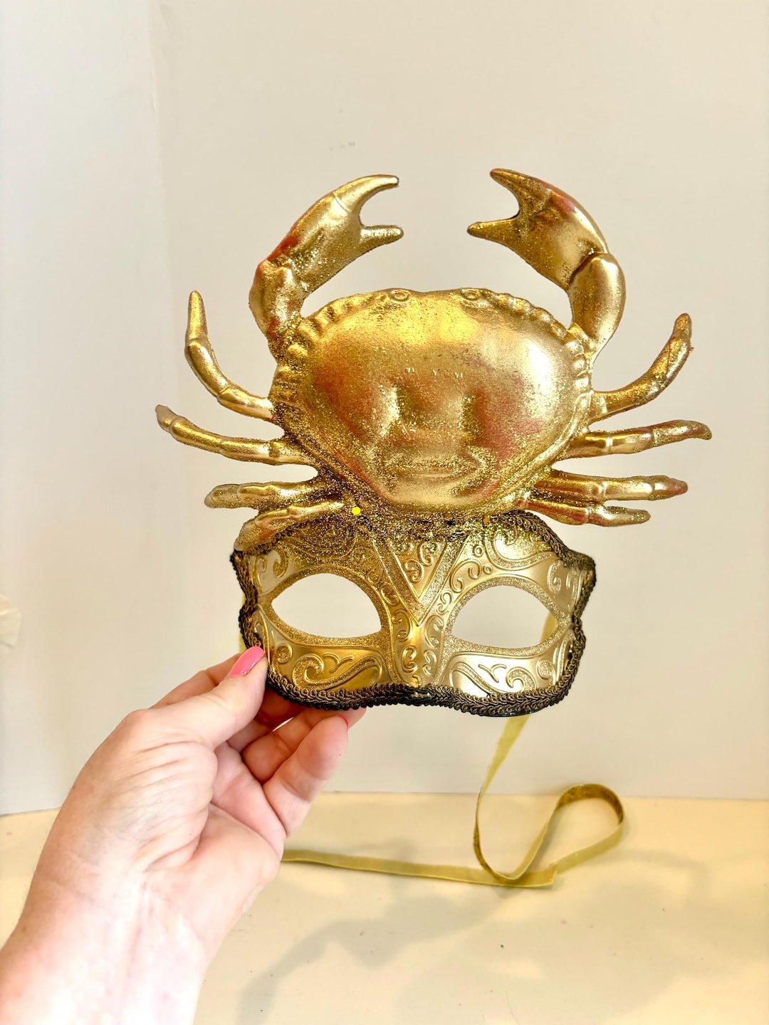 Crab Masquerade Mask- Mardi Gras- Seafood Festival - Etsy
