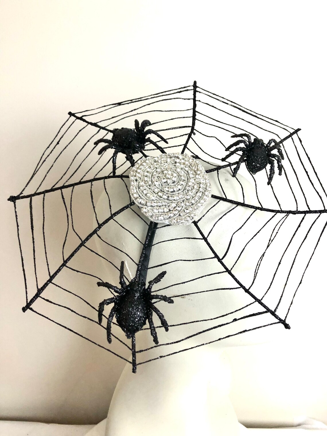 Spider Web Fascinator Halloween Costume Black Widow - Etsy