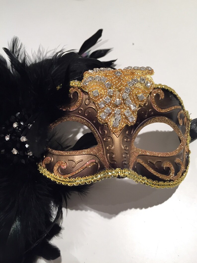 Black Masquerade Mask Custom Mask - Etsy