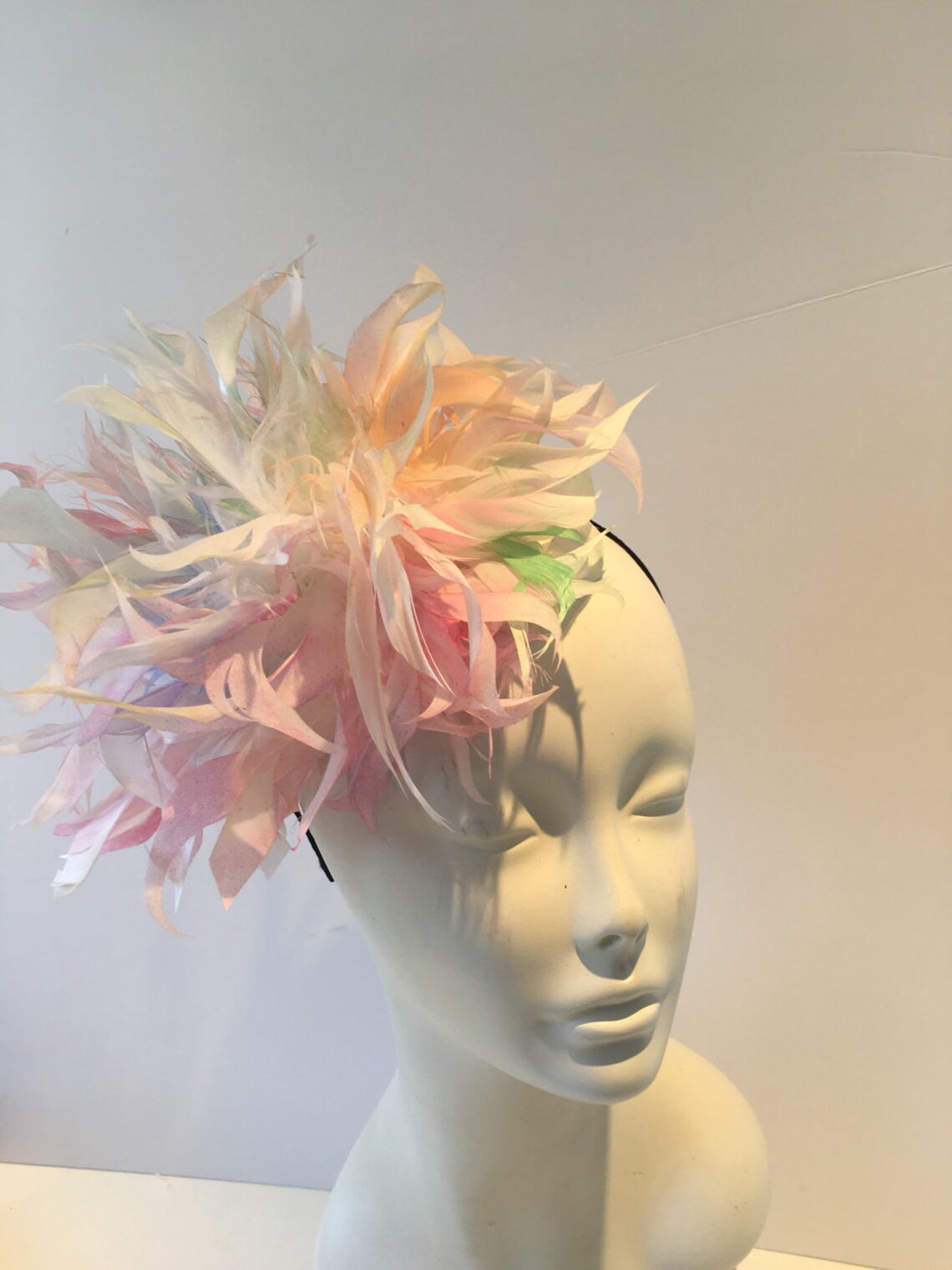 Beige Fascinator Kentucky Derby Wedding Tea Party Hat | Etsy