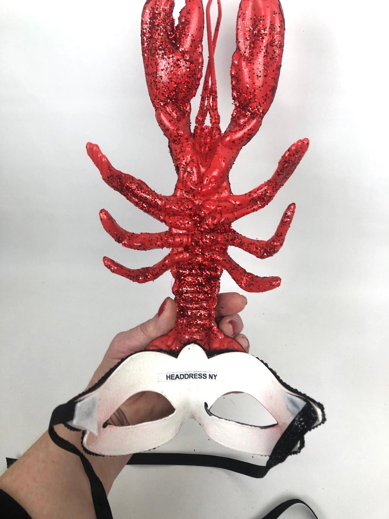 Lobster Masquerade Mask- Mardi Gras- Seafood Festival - Etsy