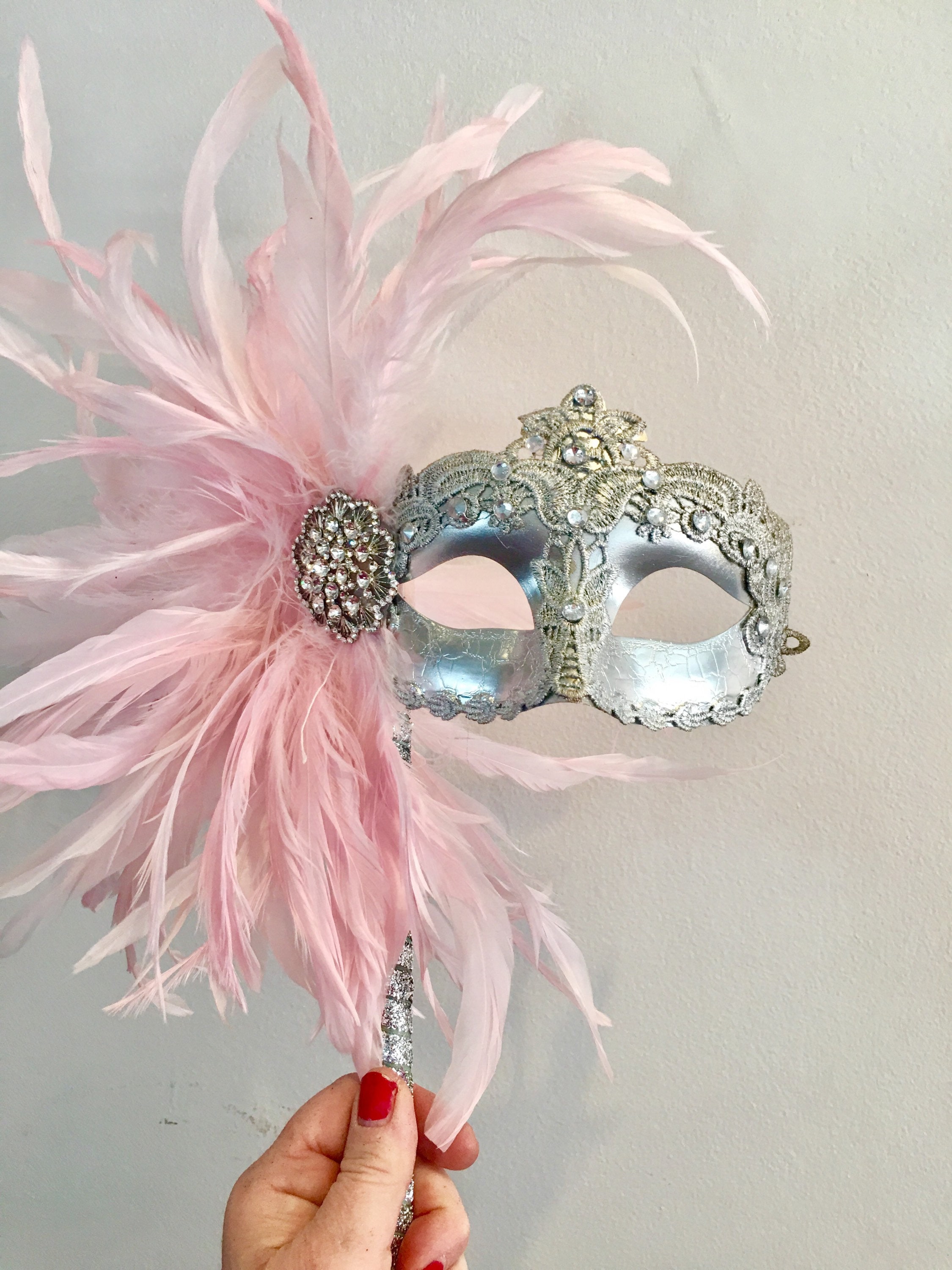 Pink Party Mask For Women