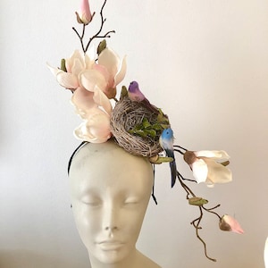 Bird Nest Headband- Garden Fascinator- Hat Lunch - Etsy