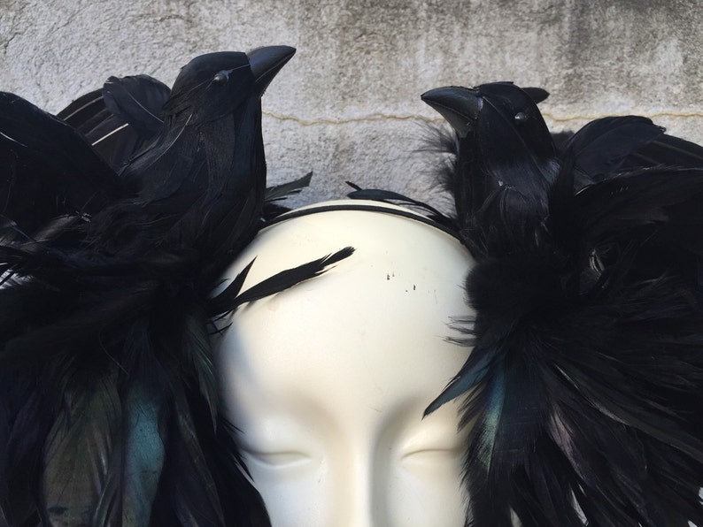 Moira Costume Crow Headband Bird Fascinator | Etsy