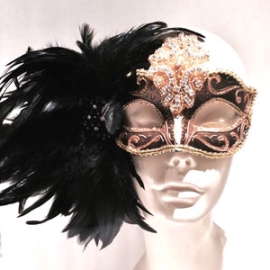 Black Masquerade Mask Custom Mask - Etsy