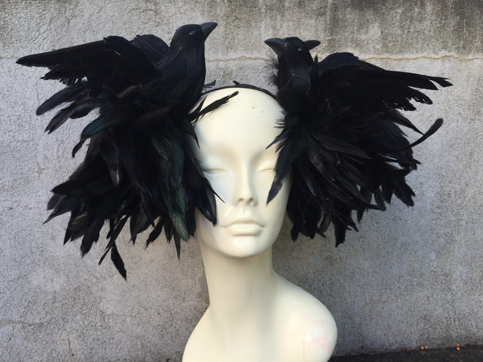Moira Costume Crow Headband Bird Fascinator | Etsy