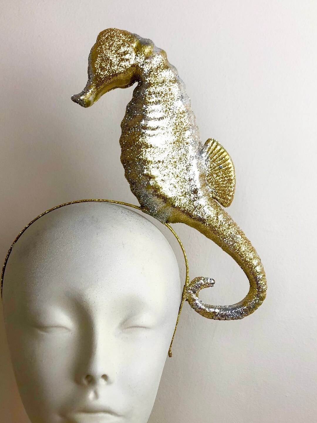 Seahorse Fascinator -mermaid Festival -costume - Etsy