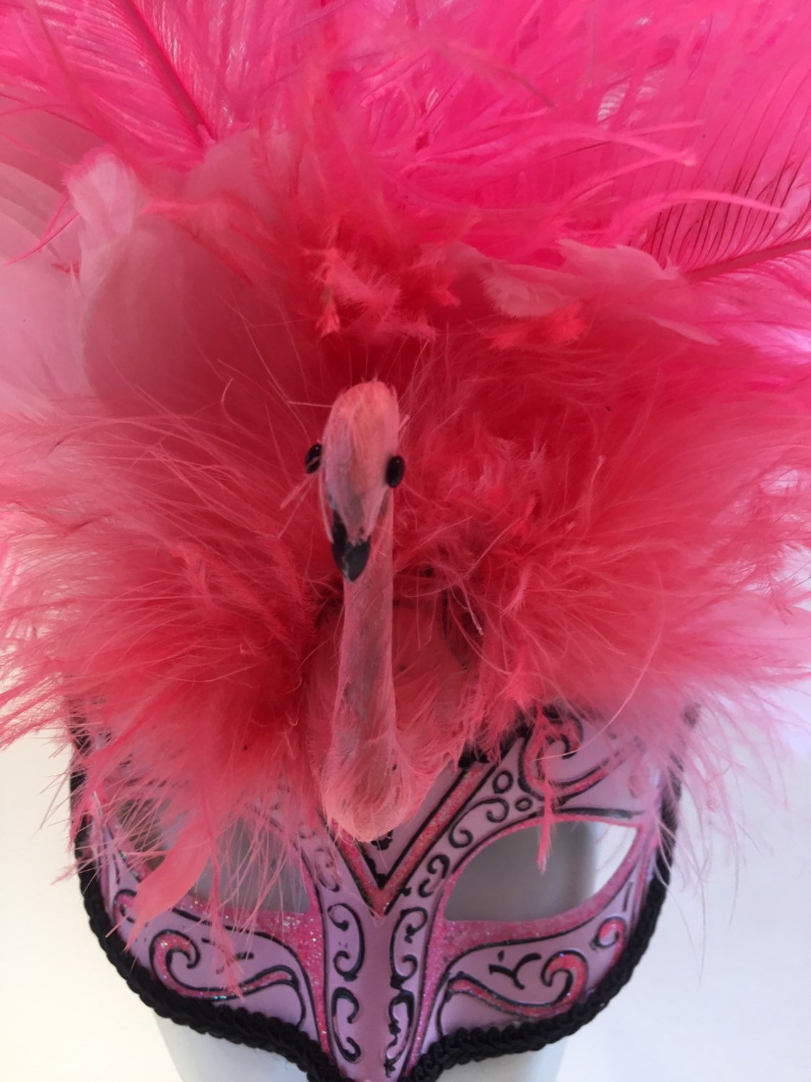 Flamingo Mask- Mardi Gras Mask- Masquerade - Etsy