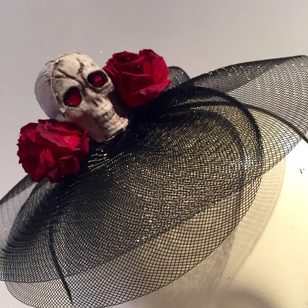 Skull Fascinator - Etsy