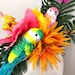 Tropical Headpiece- Bird Fascinator - Derby Headdress - Etsy