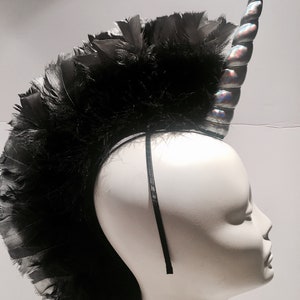 Unicorn Headpiece- Festival Wear- Mohawk Costume- Cosplay - Etsy