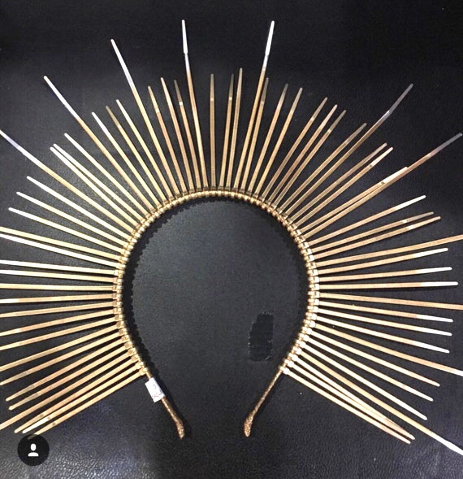 Gold Headdress crown Headband Halloween Goddess - Etsy