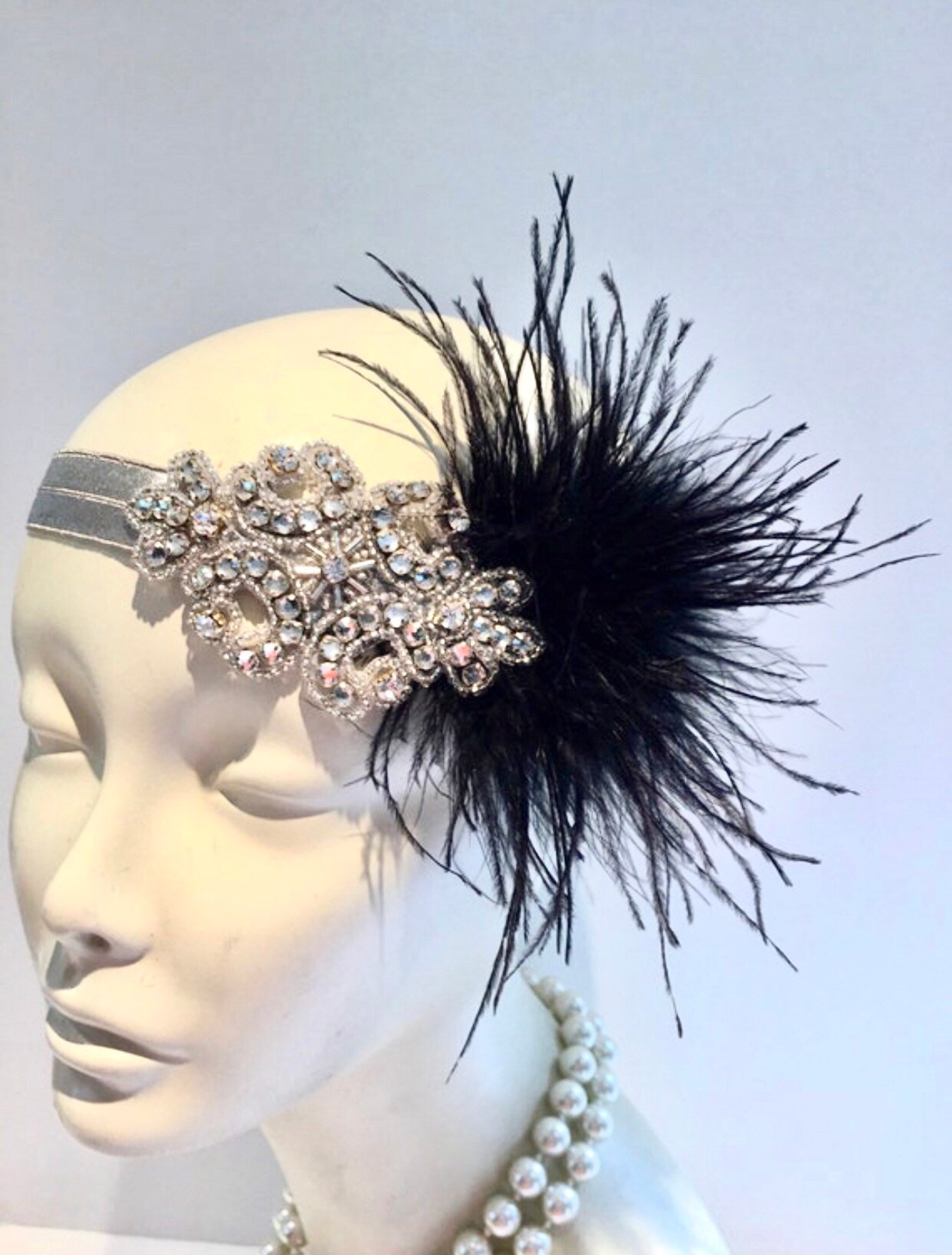 Flapper 1920s Head Wrap Gatsby Style - Etsy