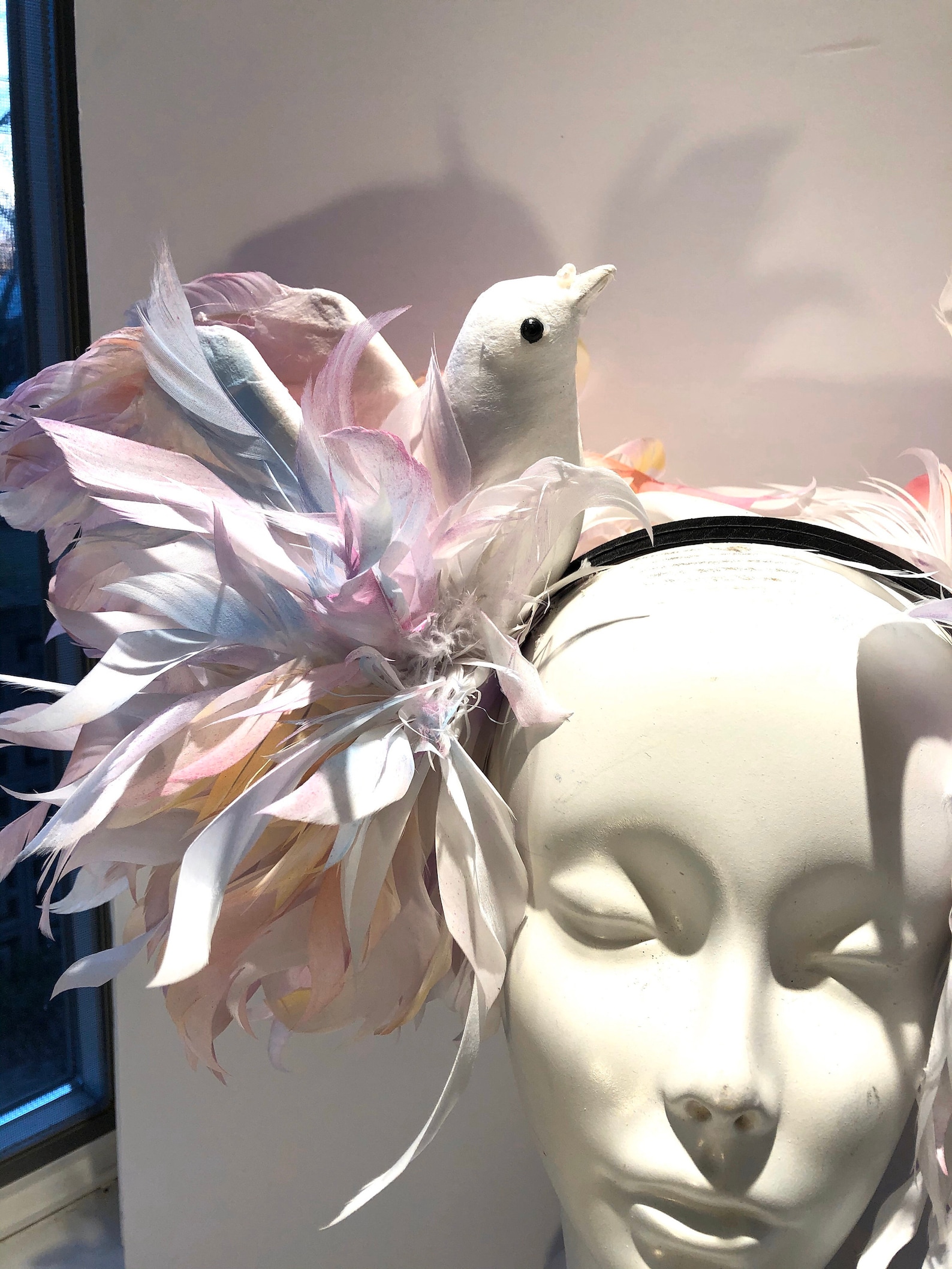 Pastel Fascinator Bird Headpiece-derby Music Fest Mad | Etsy