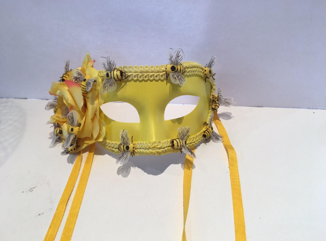 Bee masquerade Mask Bumble Bee Costume | Etsy