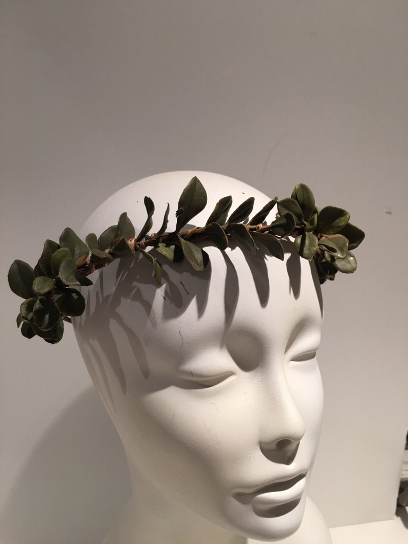 Caesar headpiece Leaf crown Goddess Headdress | Etsy