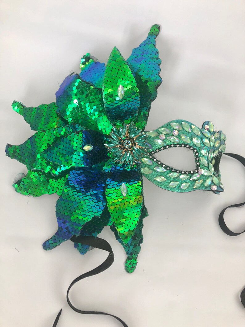 Mermaid Masquerade Mask Costume Shell Under the Sea - Etsy