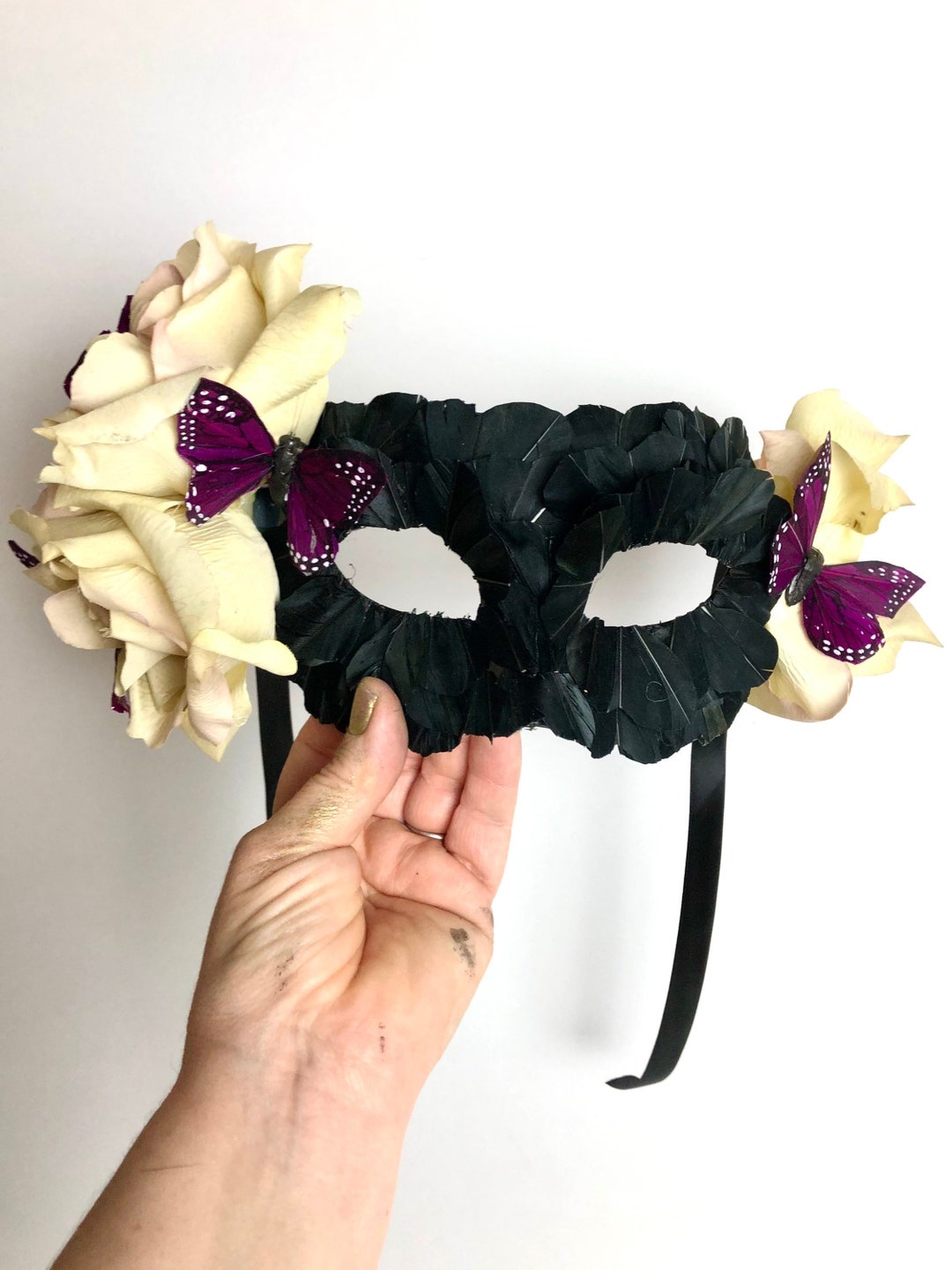Masquerade Mask- Mardi Gras- Butterfly- Surreal Party - Etsy
