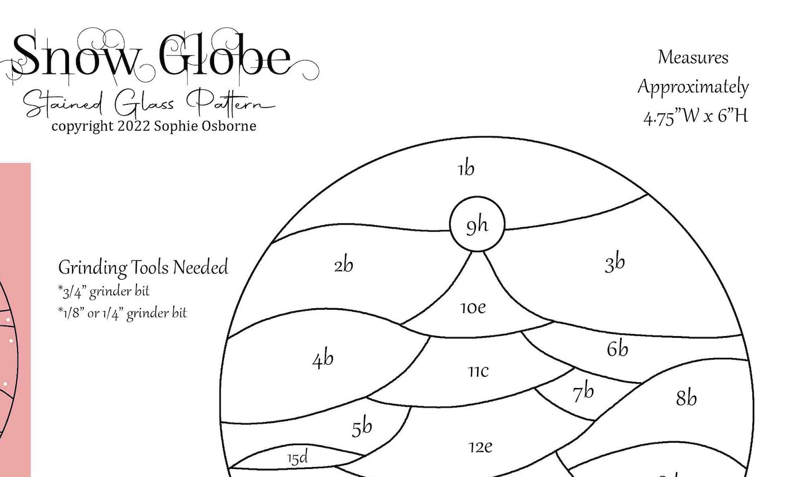 Holiday Snow Globes Stained Glass Patterns - Etsy