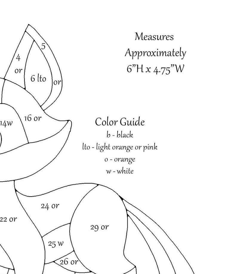 Fox Friend Stained Glass Patterns - Etsy