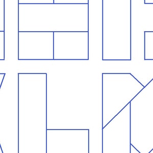 Block Letters Stained Glass Patterns - Etsy