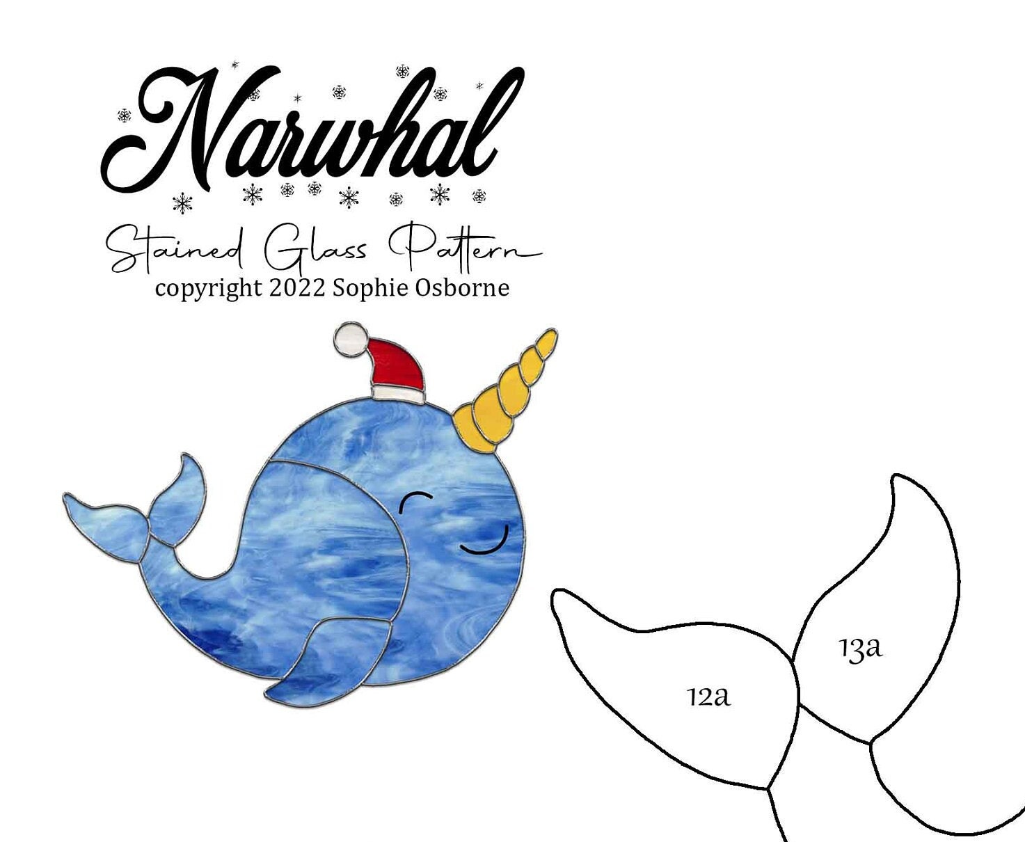 Artic Christmas Friends Stained Glass Patterns - Etsy