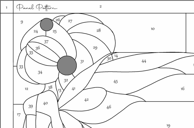Fairy Princess Stained Glass Pattern - Etsy