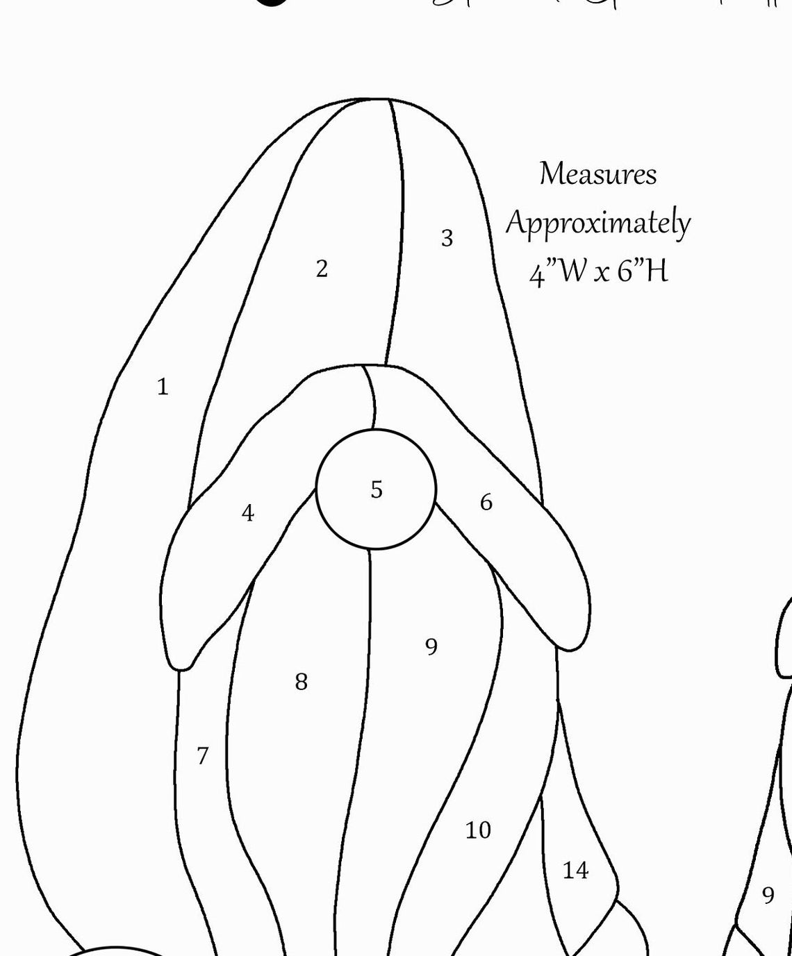Easy Gnomes Stained Glass Patterns - Etsy