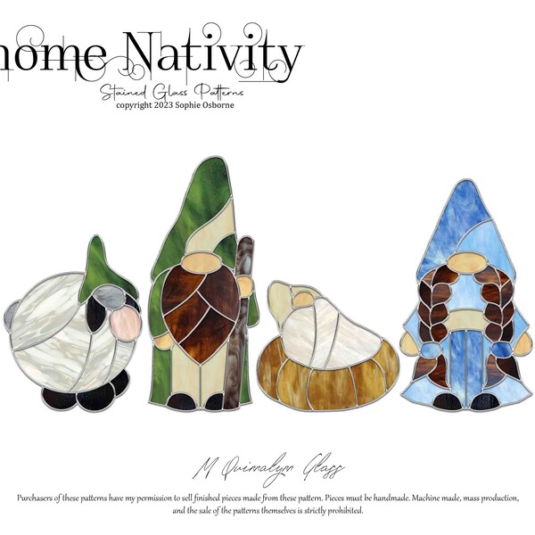 Gnome Nativity Set - Etsy